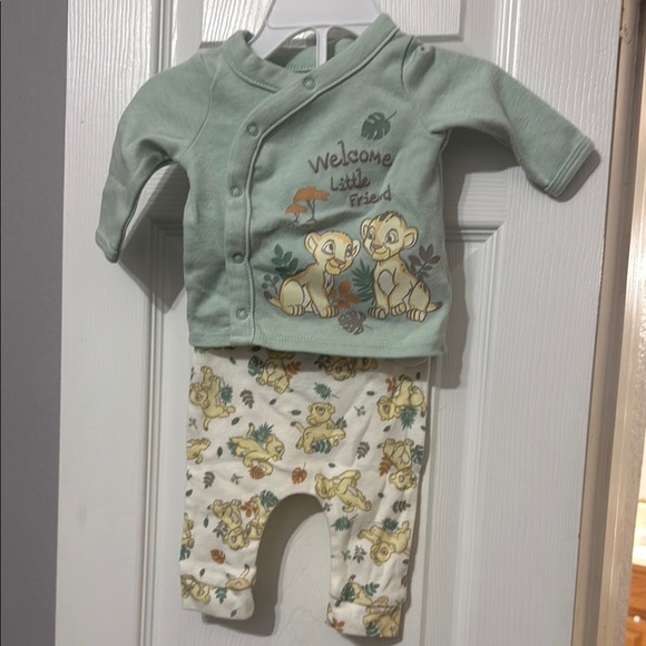 Disney | Matching Sets | Disney Green And White Simba Baby Set | Poshmark